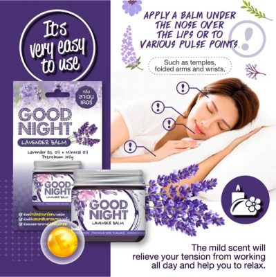 Sáp bôi ngủ ngon Good Night Lavender Balm By Precious Skin Thailand ...