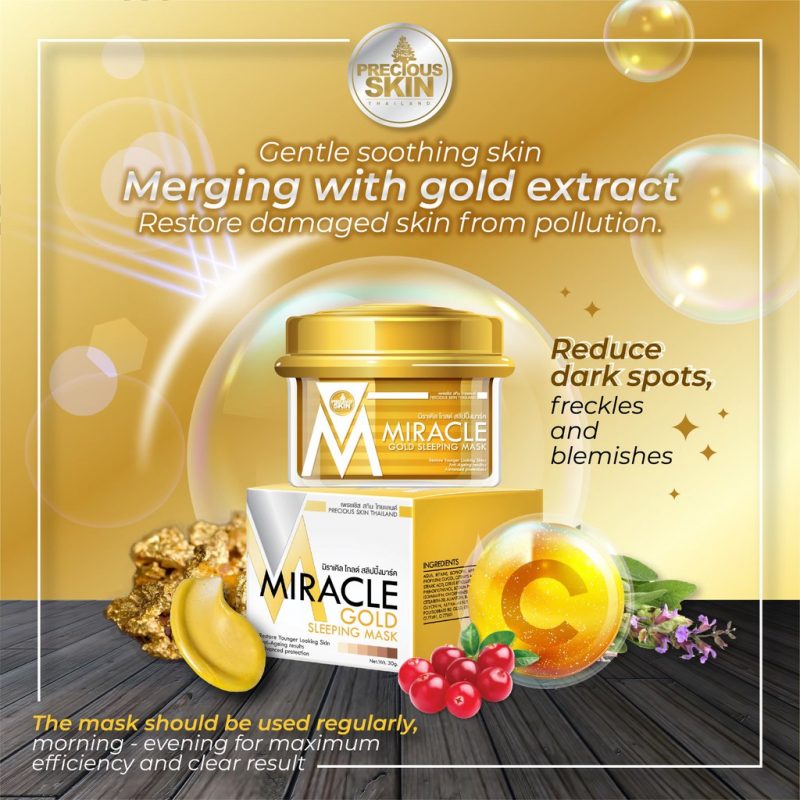 Mặt nạ ngủ vàng Precious Skin Miracle Gold Sleeping Mask - Bách hoá ...