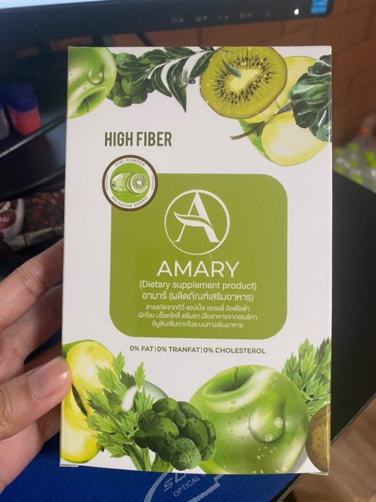Nước Detox Amary High Fiber (hộp 7 gói) - Bách hoá Thái Lan