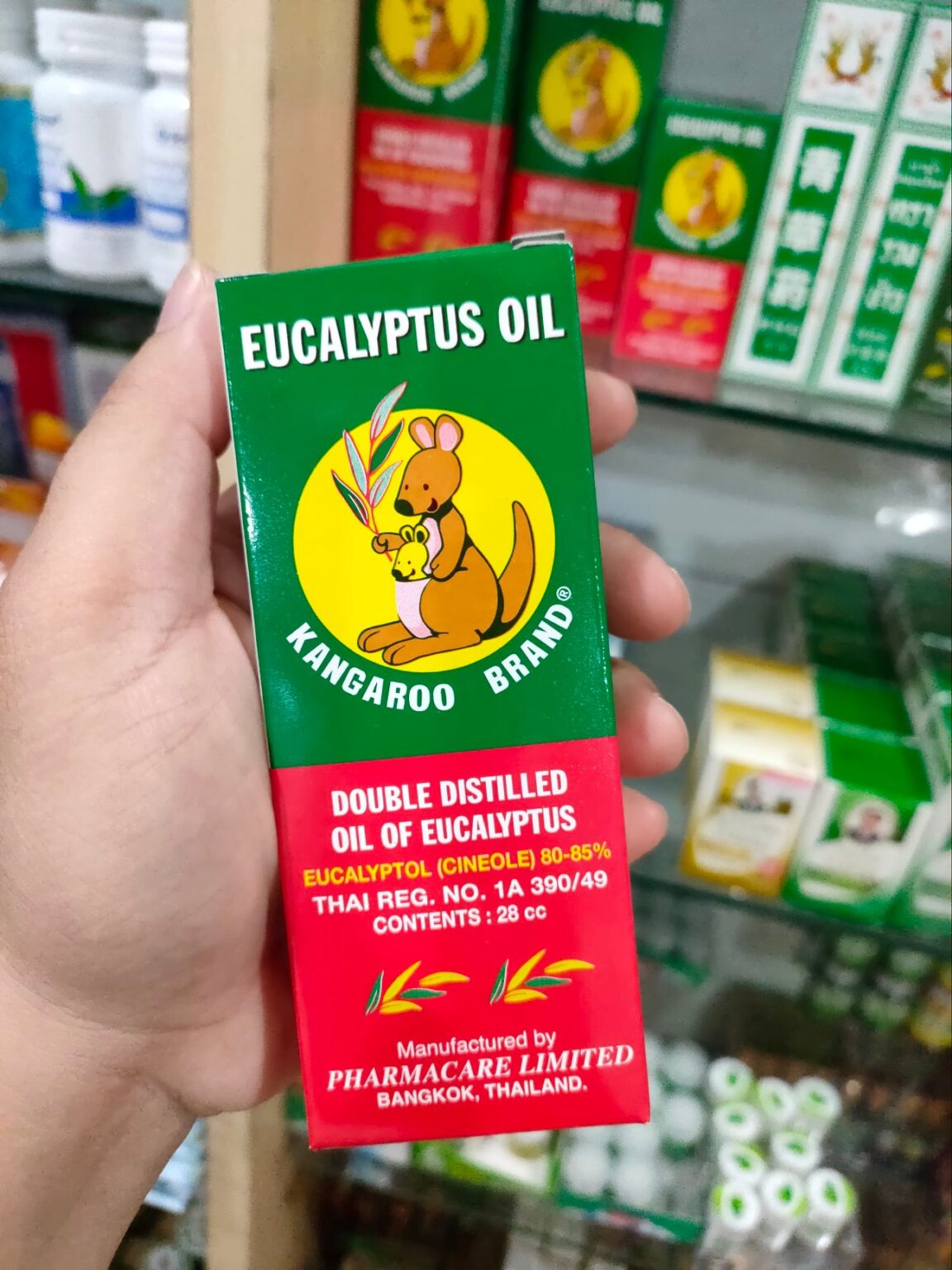 Dầu khuynh diệp Eucalyptus Oil Kangaroo Brand - Bách hoá Thái Lan
