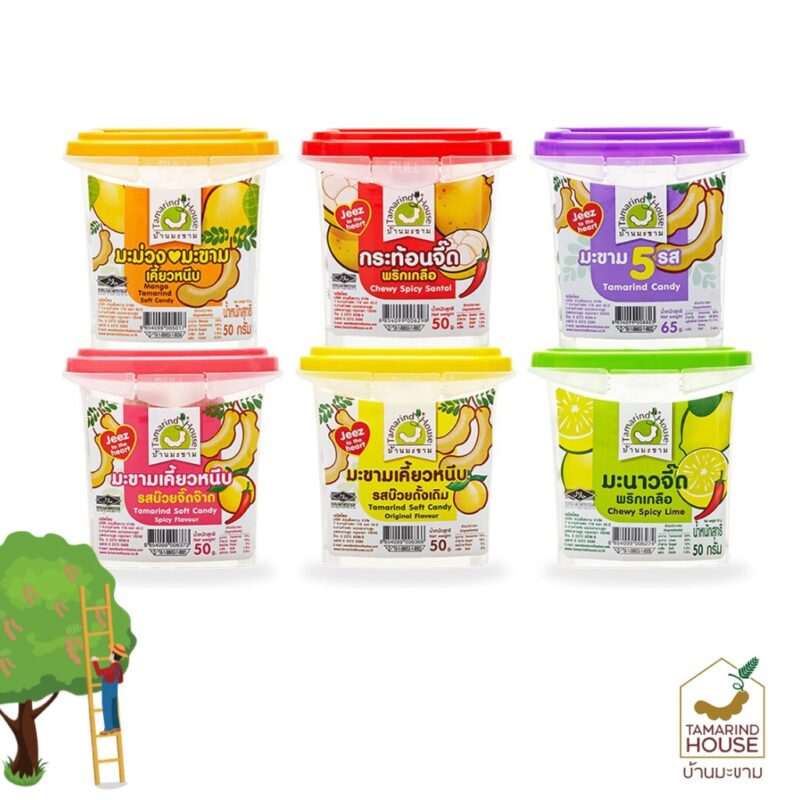 Xí Muội Me Tamarind House Thái Lan 50g (set 5 Hộp) - Bách hoá Thái Lan