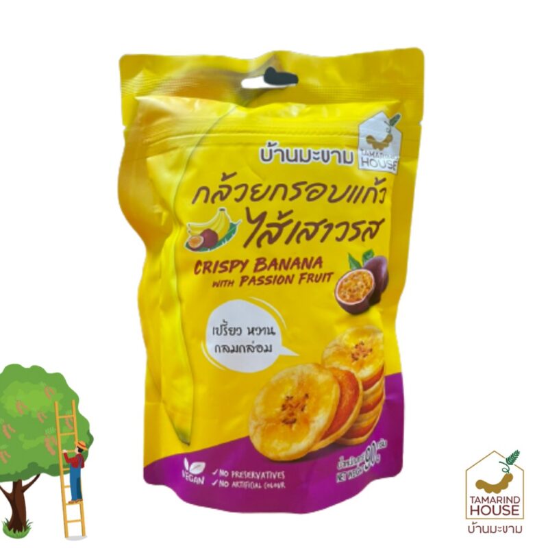 Chuối sấy giòn nhân chanh dây Tamarind House 90g (set 5 gói) - Bách hoá ...