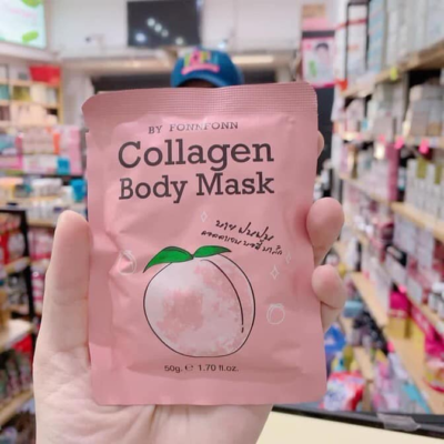 Kem trắng da trái đào Thái Lan FonnFonn Collagen Body Mask (set 2 gói ...