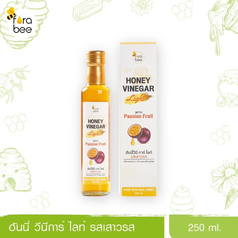 Giấm mật ong chanh dây Fora Bee Honey Vinegar Passion Fruit 250ml ...